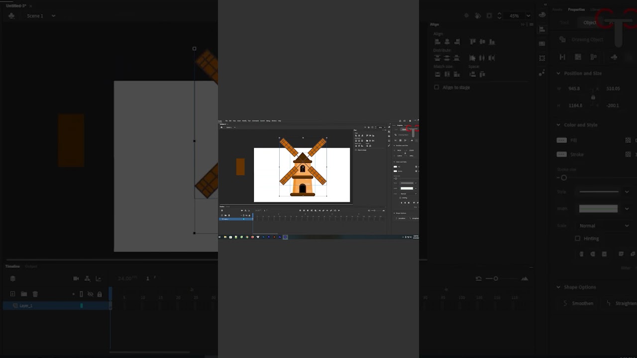 ToonClass lesson 7 animating windmill