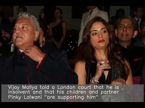I'm broke, partner Pinky Lalwani & children supporting me: Mallya