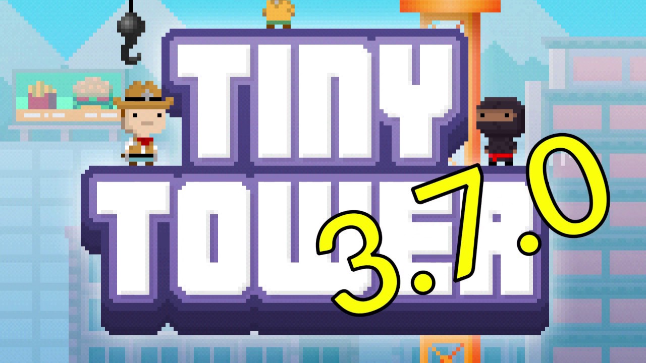 Tiny Tower Update 3.7.0 - First Look. New Floors, Roof, Costumes