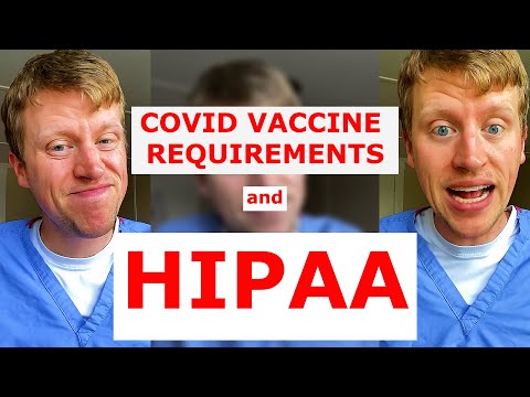 COVID Vaccine Requirements and HIPAA