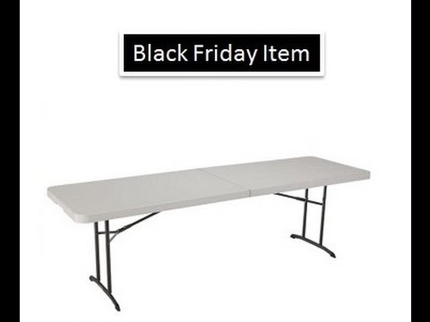 80175 Lifetime 8ft Fold in Half Table