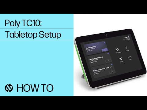 Poly TC10: Tabletop Setup | HP Support