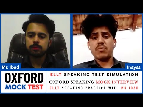 ELLT Speaking Test Tips | Full Mock Session | ELLT Speaking Test Simulation | Oxforf Speaking Mock