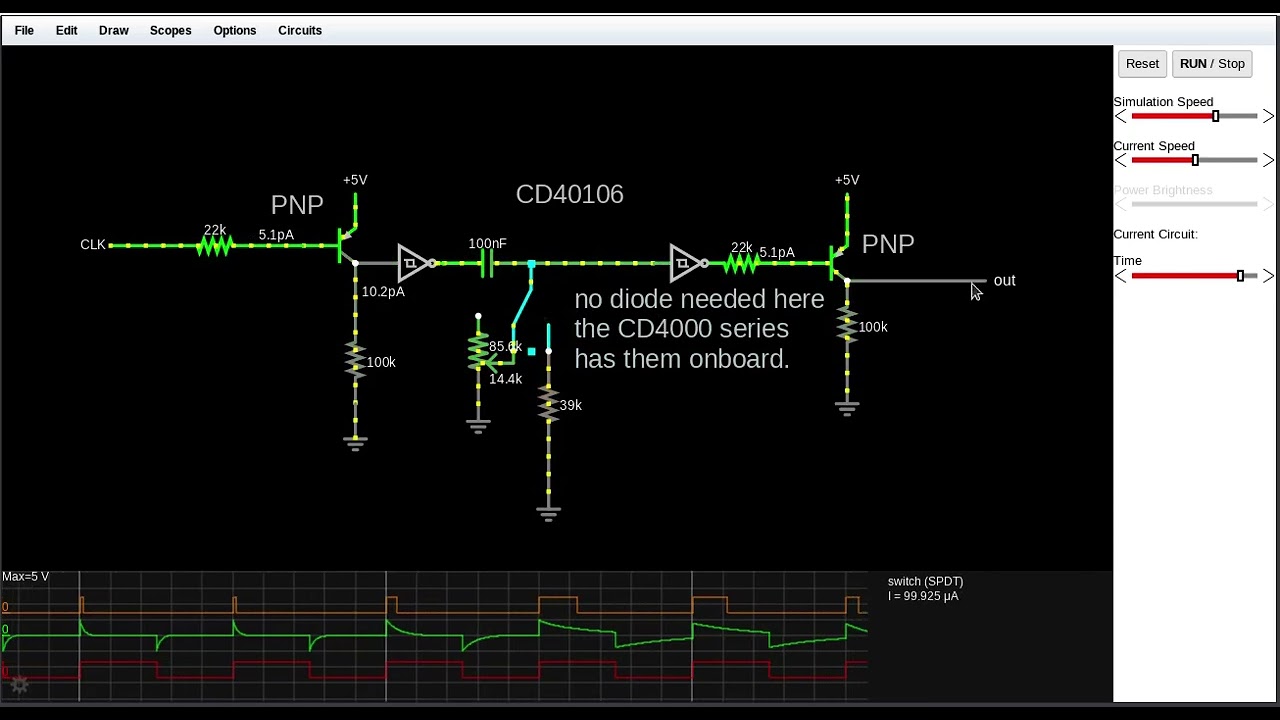 Analog semi digital trigger circuit