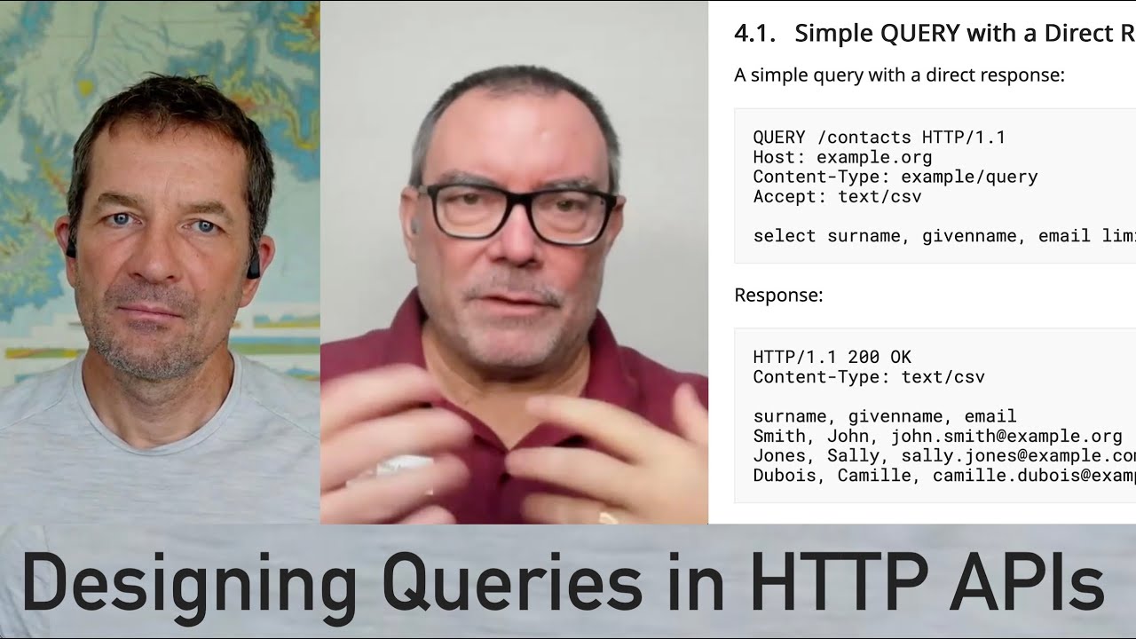 Designing Queries in HTTP APIs: Using GET, POST and QUERY
