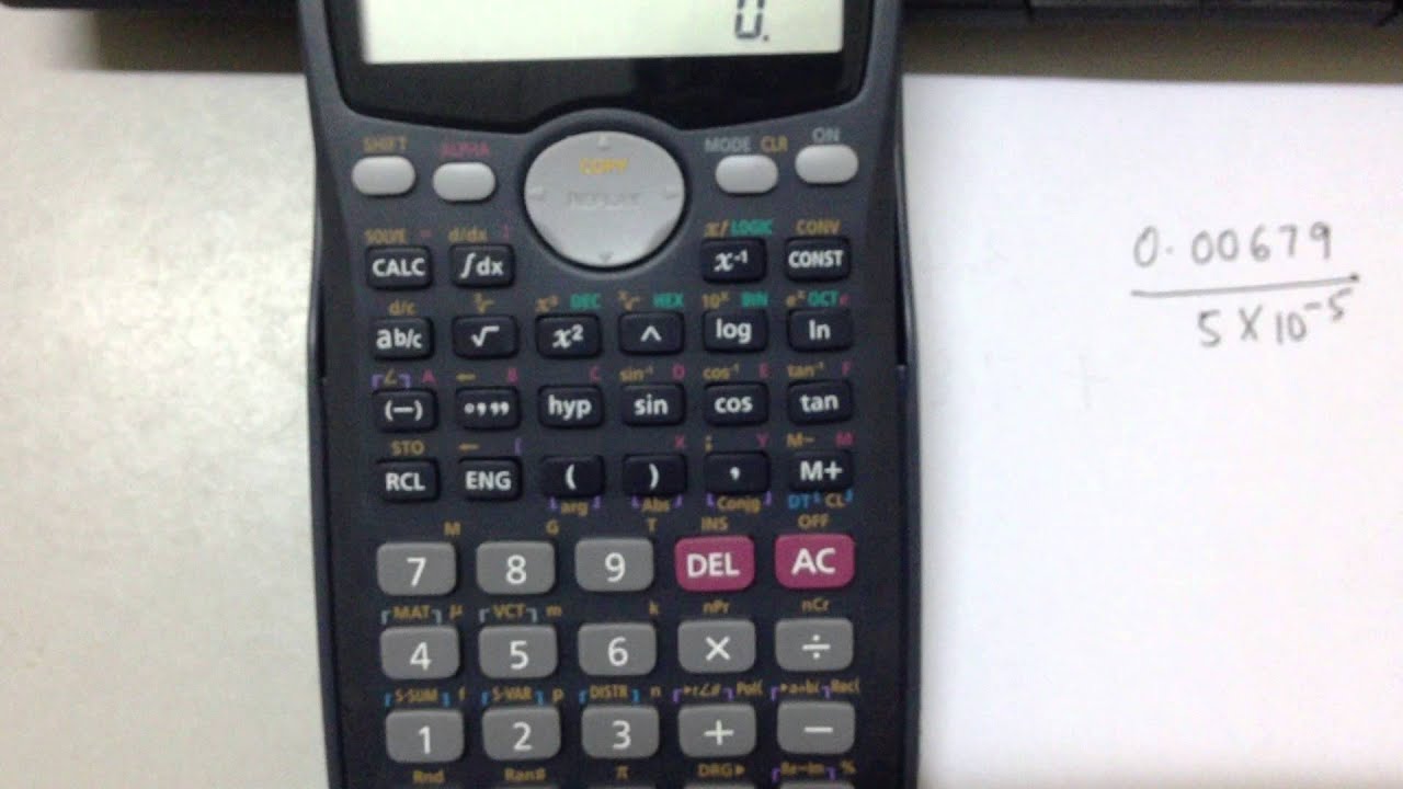 Standard Form using Calculator