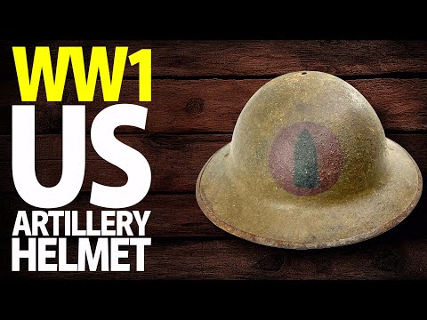 WW1 US AEF Artillery Brodie Helmet: Divisional Patch, History, Collectibles, Military Antiques