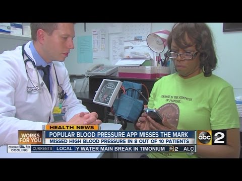 Healthcare providers warn blood pressure apps could be inaccuratet at 11