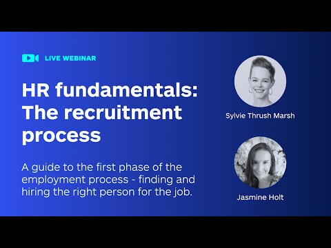 HR fundamentals: The recruitment process