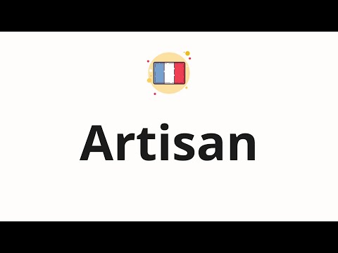 How to pronounce Artisan