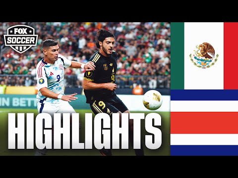 Mexico vs. Costa Rica Concacaf Gold Cup Highlights | FOX Soccer