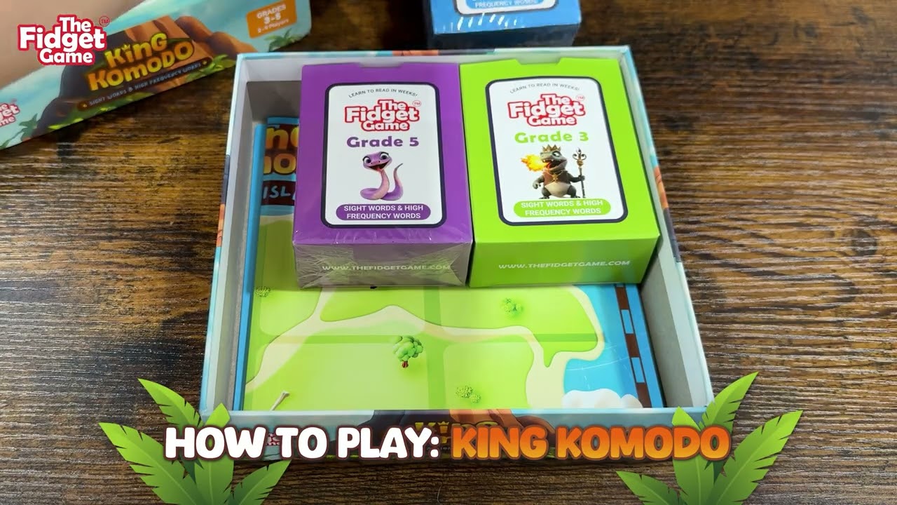 How to Play - King Komodo - The Fidget Game