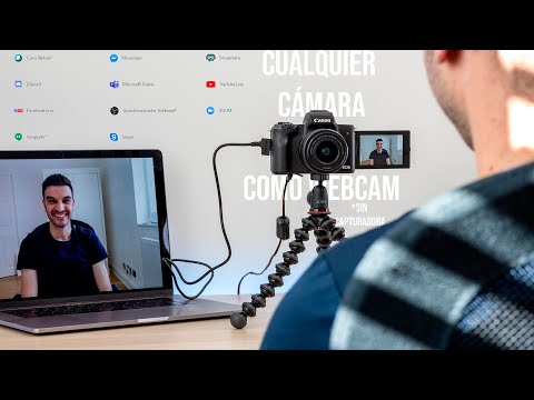 Cámara CANON como WEBCAM en 2 Minutos *Sin Capturadora*