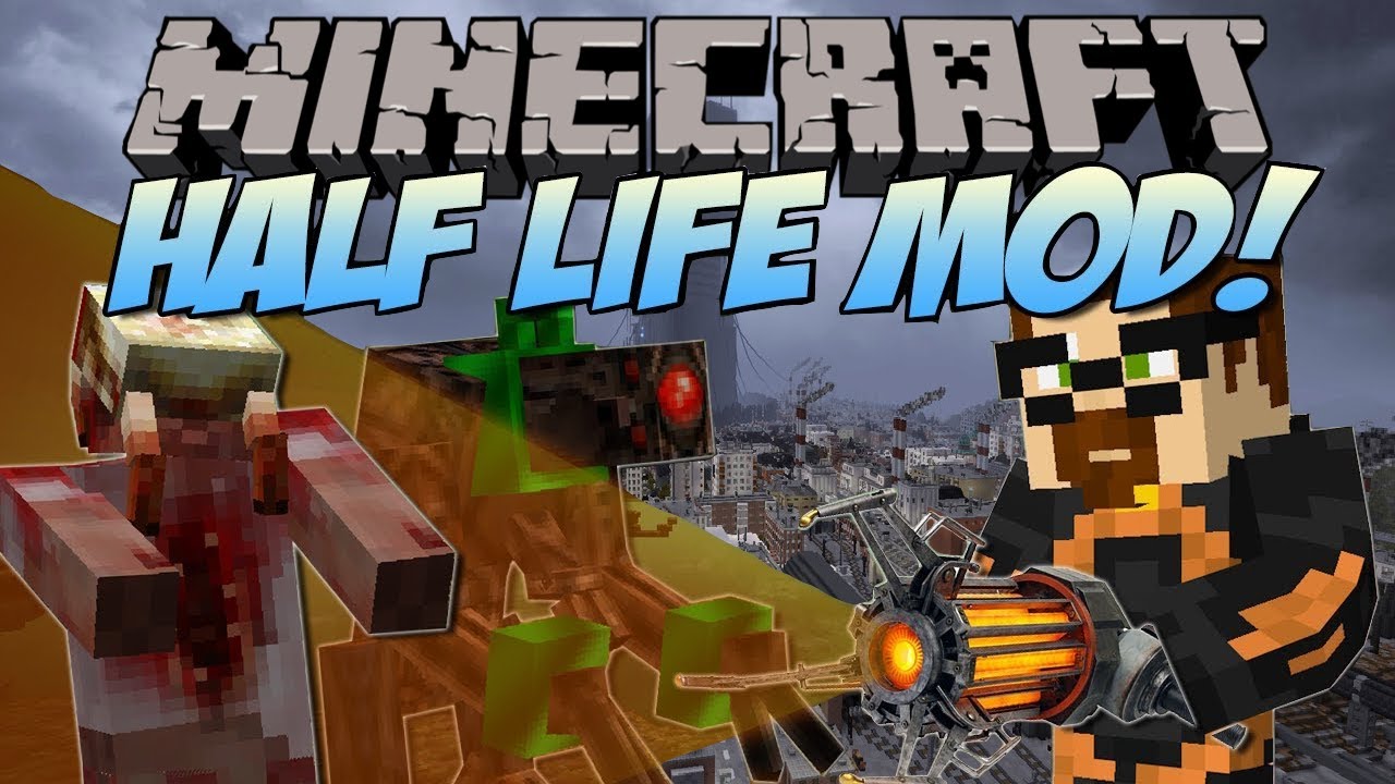 Minecraft | HALF LIFE MOD! (Super Awesome Weapons!) | Lambda Craft Mod Showcase 1.7.10