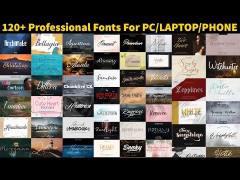 120+ Professional Fonts Download In TTF And OTF Files |Sheri SK| Fonts In Zip