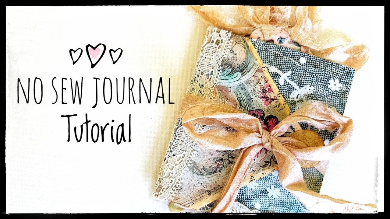 No Sew Journal - Easy Afternoon Journal Making - Tutorial