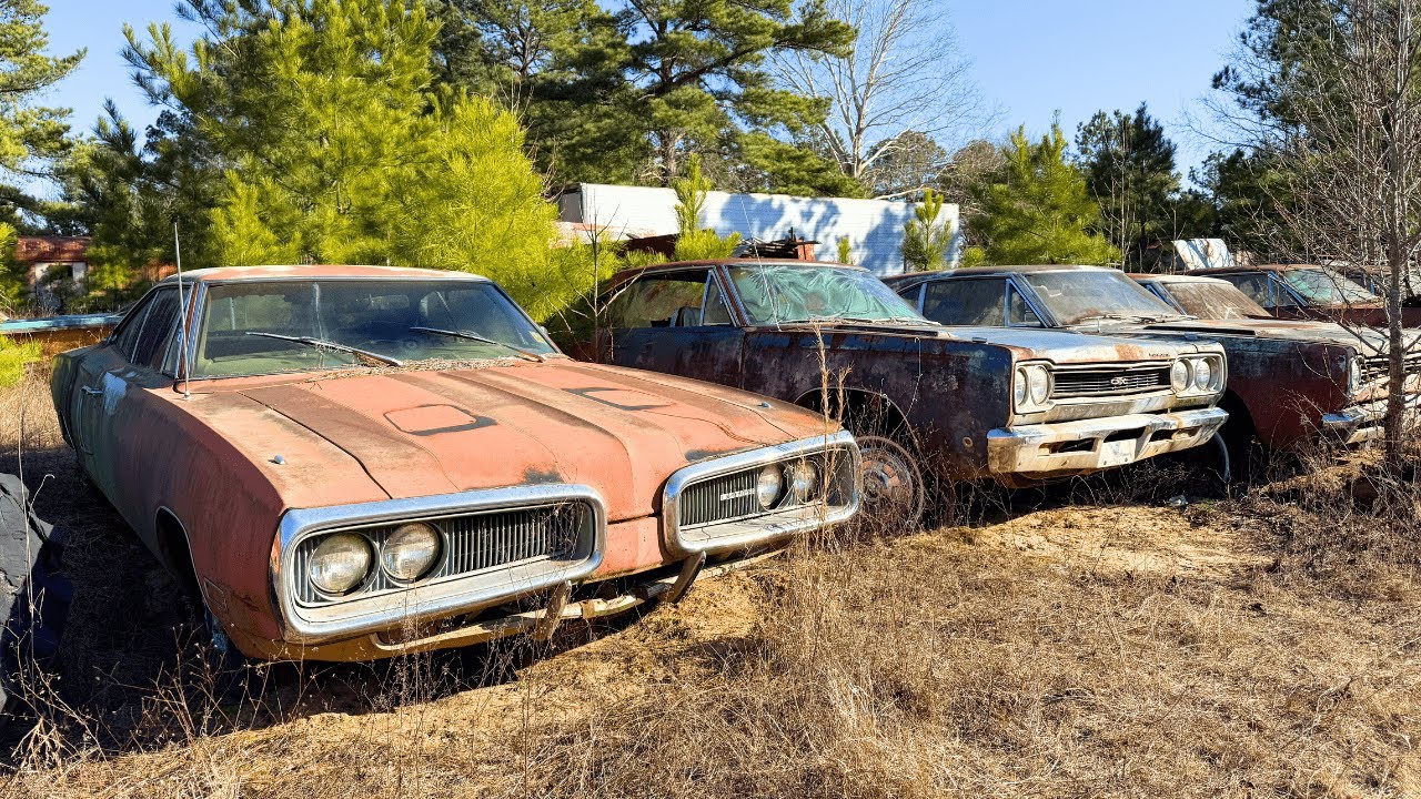 Car Nut Backyard: Heartbreaking B-Body Mopar Icons Rust in 200-Car ...