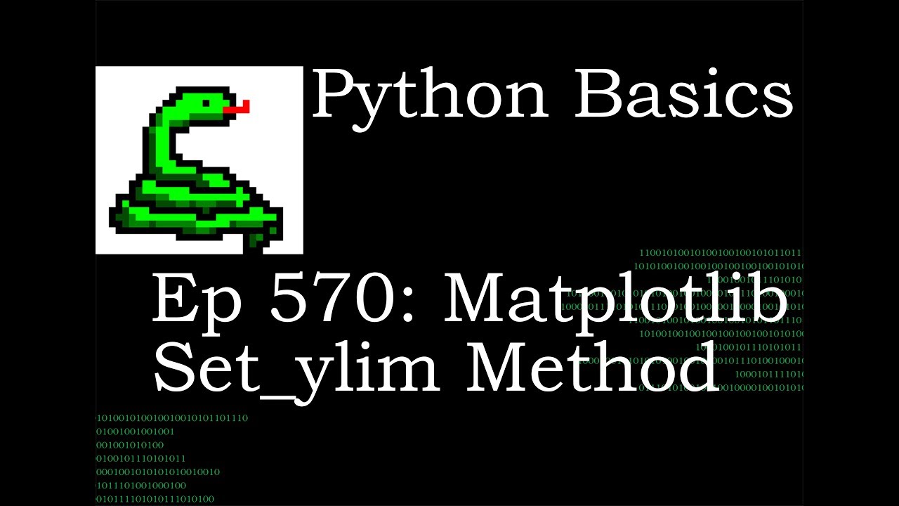 Python Basics Tutorial Matplotlib Set ylim Method To Control Height