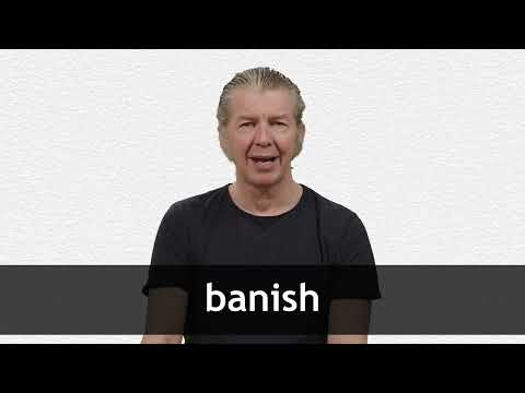 BANISH definition and meaning | Collins English Dictionary