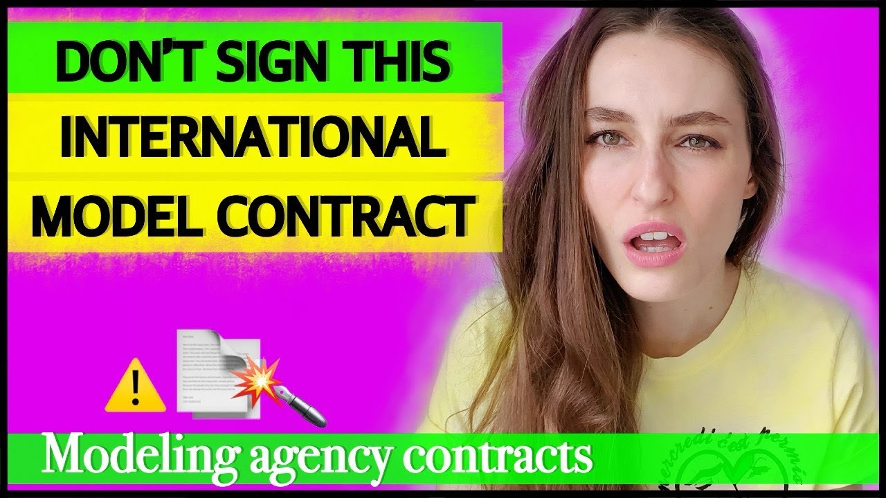 International model contract | MODELING AGENCY CONTRACT