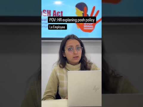 What is POSH policy | POSH ACT 2013 | POSH In Company | Boys After Posh Training | #shorts #trending