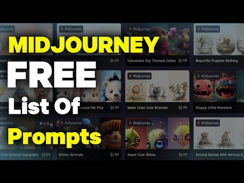 FREE Midjourney Prompts And Prompt Engineering (Best midjourney prompts for free)