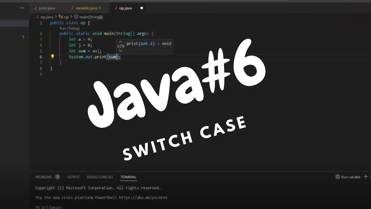 Java Tutorial for beginners: Switch case statement || #java #codding #beginners