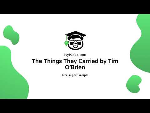 The Things They Carried by Tim O’Brien | Free Essay Sample