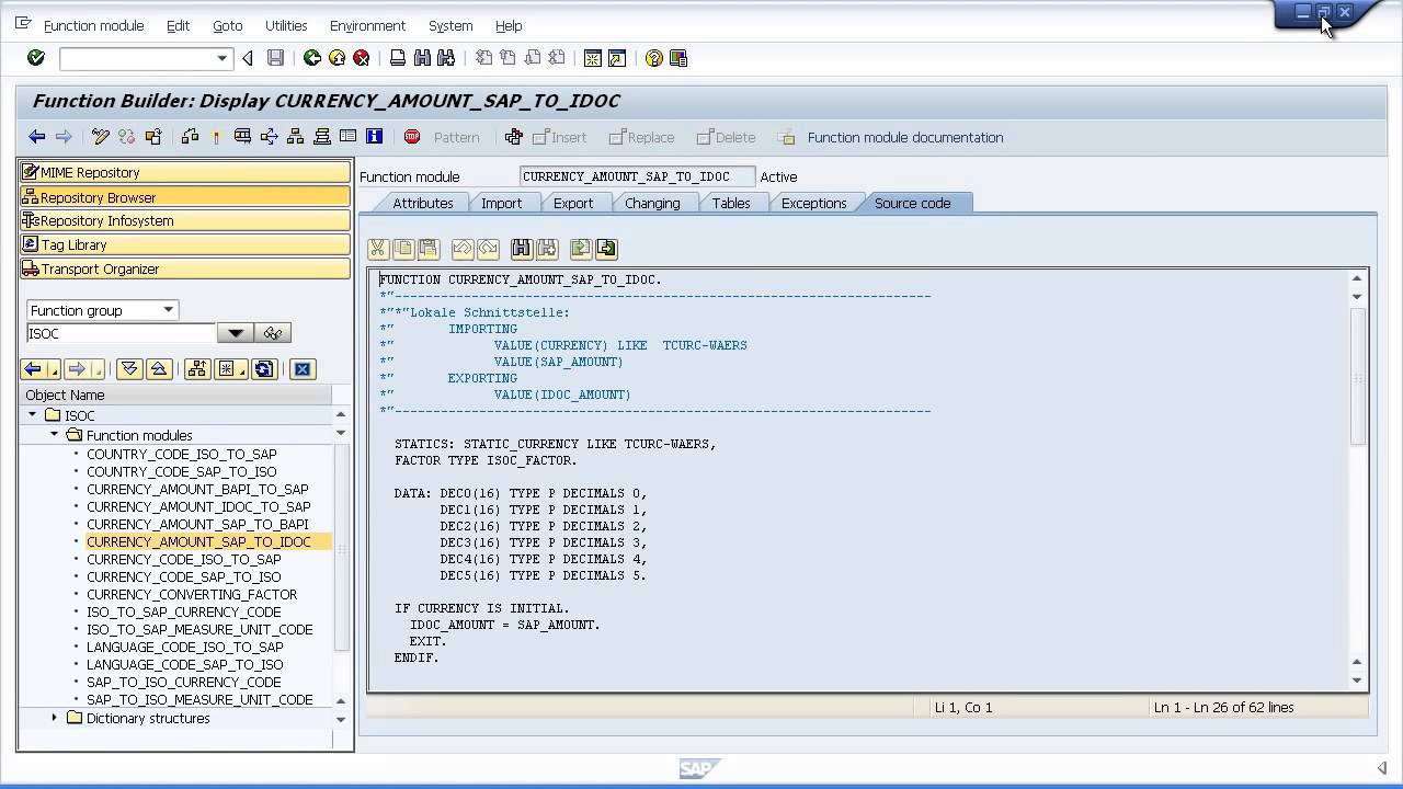 Learn SAP ABAP  Modularizing Programs Function Modules Part 1