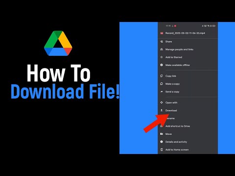 How to Download File on Google Drive [NEW]