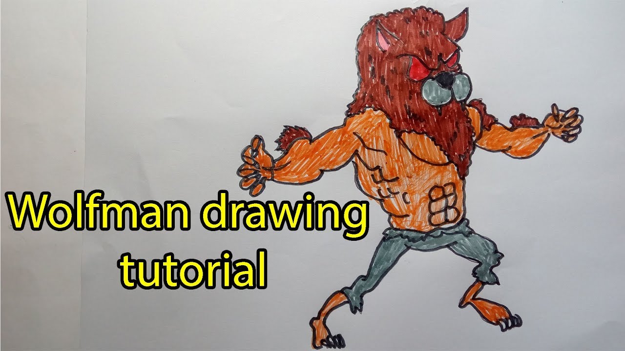 Wolfman drawing tutorial | phong an tv