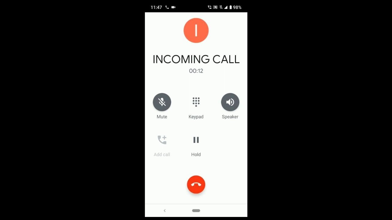 Vsmart Joy 2+ Incoming Call (Screen video)