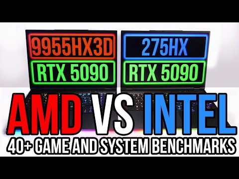 AMD Ryzen 9955HX3D 55% Faster CPU Bound vs Intel Core Ultra 9 275HX! 40+ Game and System Benchmarks