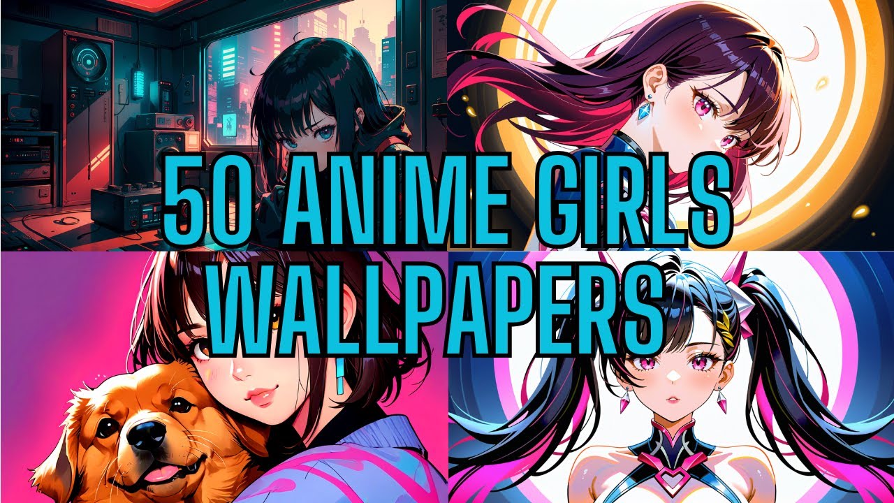 🌸 50 Wallpapers Anime Girls (2025) | Full HD 1920x1080 Gratis | @cibervlacho