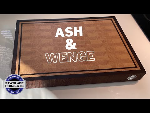 Making the ASH & WENGE END GRAIN CUTTING BOARD