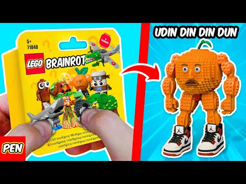 The LARGEST Italian Brainrot MYSTERY BOX! NEW Udin Din Din Dun LEGO Minifigures | Pen Bricks