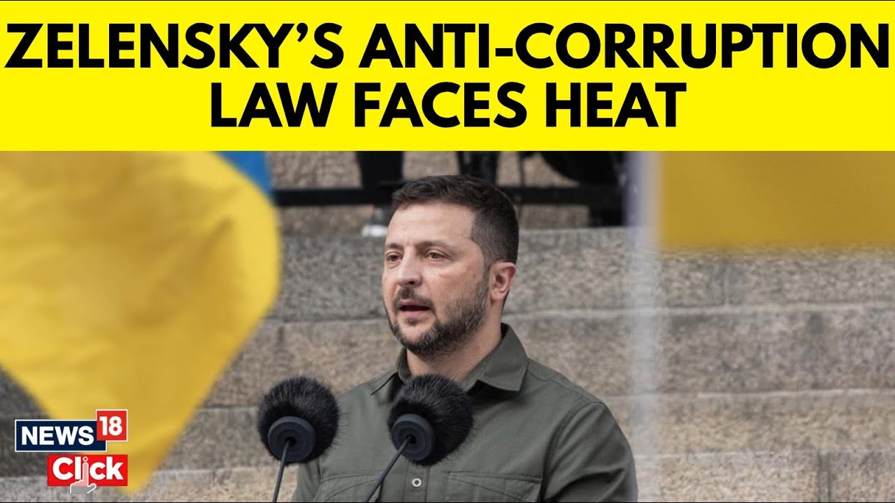 A New Wave of Protests Confronts Zelensky’s Move to Rein in Anti‑Corruption Agencies | N18G