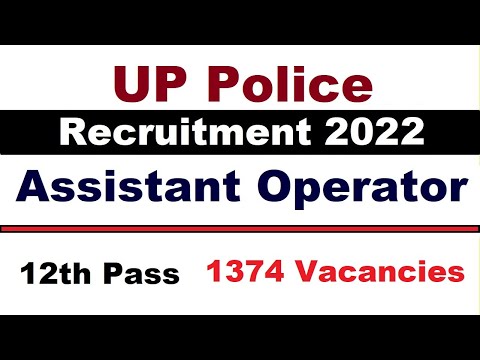 UP Police PRPB Assistant Operator Online Form 2022