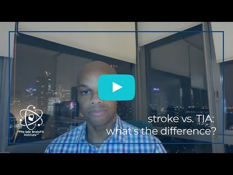 "Stroke vs. TIA" - What is the difference between a stroke vs. a TIA?