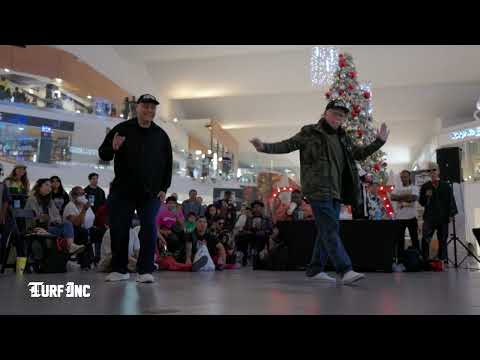 OG Mike Chaos & Sal DocLock Judge Showcase TURFinc Santa's 2nd Dance Battle Westfield Culver City