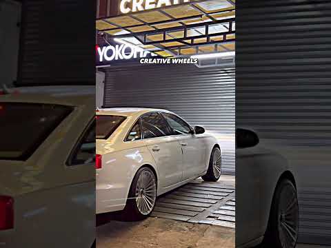 20"inches alloys installed in Audi a6, creative wheels