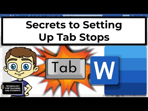 How to Set Tab Stops in Microsoft Word