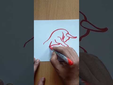Red Bull Minimal Drawing #shorts #art #foryou