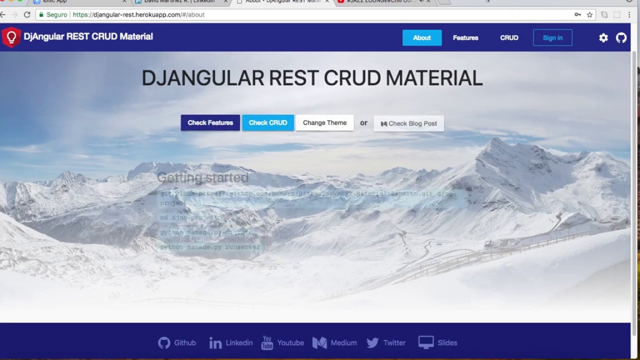 Djangular REST v2 (Django + Angular 5)