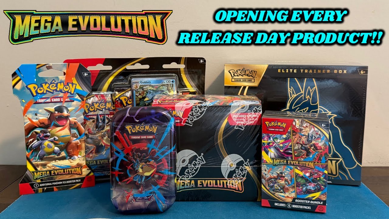 MEGA EVOLUTION IS HERE!! Opening EVERY MEGA EVOLUTION Release Day Product!!