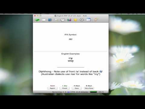 Walkthrough 1: The English Pronunciation/IPA Deck