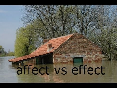Commonly Confused Words: affect vs effect