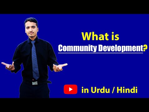 What is Community Development? Urdu / Hindi