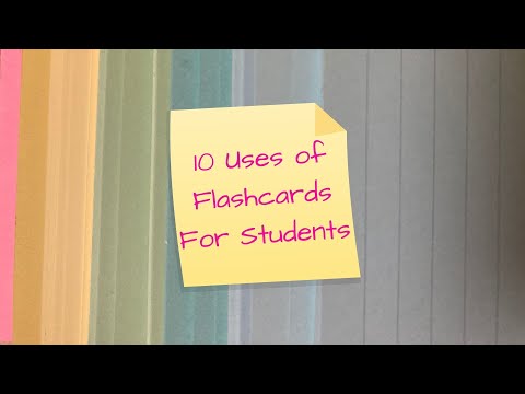 10 Uses of Flashcards for Students!
