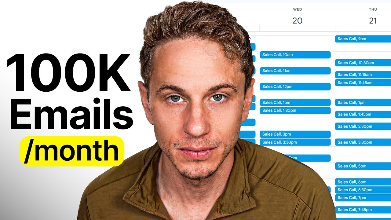 How I Send 100,000 Cold Emails/mo (to Get 30+ Clients/mo)